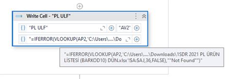 How To Implement Vlookup Formula Between Different Excels Activities Uipath Community Forum