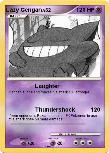 Pokémon Gengar 1208 1208 Laughter My Pokemon Card