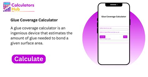Glue Coverage Calculator Online