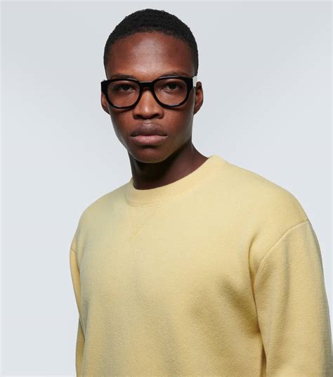 Round Glasses In Black Gucci Mytheresa