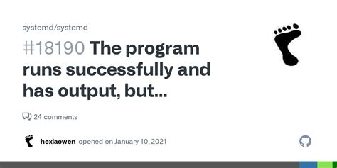 The Program Runs Successfully And Has Output But Systemd Udevd Loses