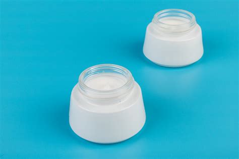 뷰티 크림 텍스처 클로즈업 파란색 배경에 항아리화장품 스킨케어 제품 고품질 0명에 대한 스톡 사진 및 기타 이미지 0명