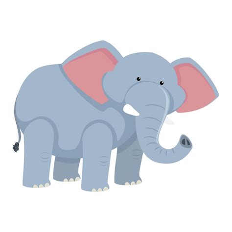 투명 배경에 코끼리 일러스트 프리미엄 벡터