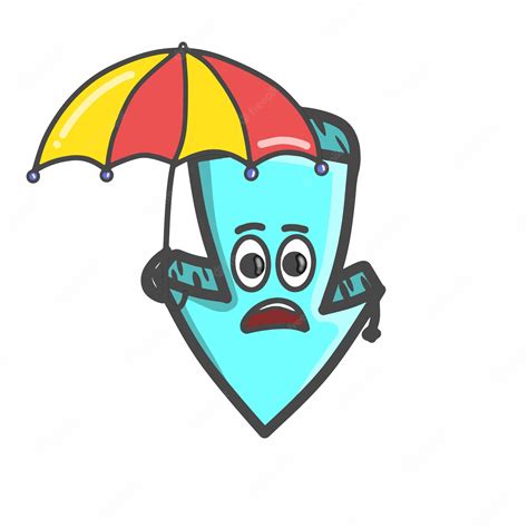 Premium Vector Cute Arrow Character Mascot Flat Cartoon Emoticon Vector Design Illustration