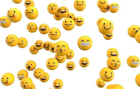 مجموعه پس زمینه شخصیت های شکلک ایموجی رندر سه بعدی 1644391