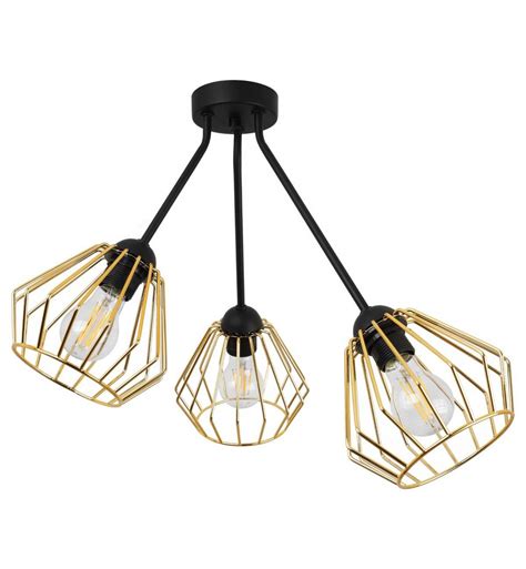 Nowoczesna Lampa Wisząca w Stylu Loftowym TRIO SANTOS Lampy sufitowe