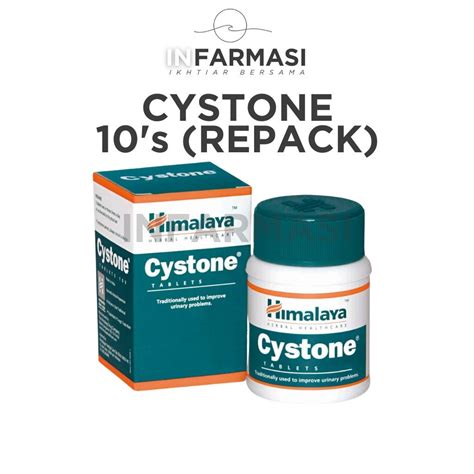 Himalaya Cystone Tablets 10s Repack Suplemen Untuk Batu Karang