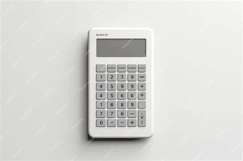 Premium Photo Effortless Finance Minimalist Calculator Graphic