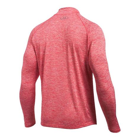 Under Armour Mens Ua Tech™ ¼ Zip In Redwhite Country Club Prep