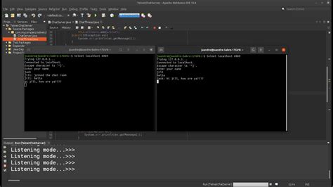 Telnet Chat Server Java Youtube