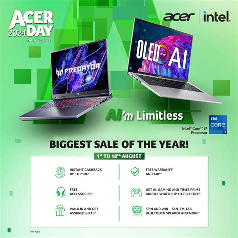 Acer Day 2024 The Ultimate Mega Sale For Tech Enthusiasts