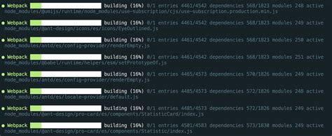 🐛 问题 新项目为什么build速度这么慢？ · Issue 9196 · Ant Designant Design Pro · Github