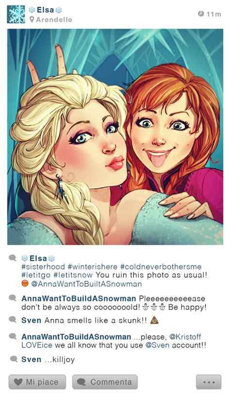 Disney Characters Take Selfies On Instagram Ps Love