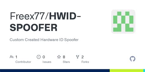Github Freex Hwid Spoofer Custom Created Hardware Id Spoofer