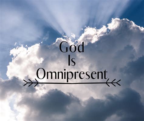 The Holy Spirit Is Omnipresent Crossmap Blogs