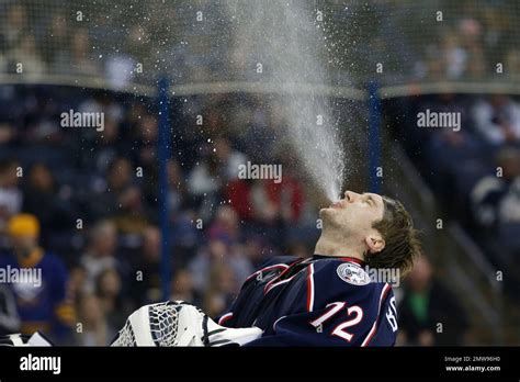 Columbus Blue Jackets Sergei Bobrovsky Of Russia Plays Against The