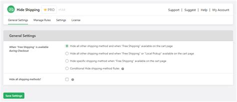 How To Hide Shipping Methods When Free Shipping Is Available