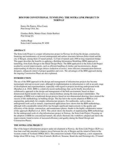 gianluca bella phd on linkedin pdf bim for conventional tunneling
