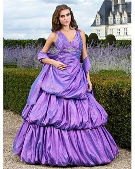 A Line Ball Gown Princess Strapless Floor Length Tulle Prom Quinceanera