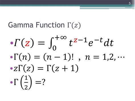 Ppt Distribution Gamma Function Stochastic Process Powerpoint