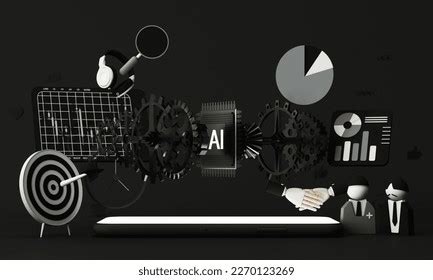 Artificial Intelligence Ai Data Mining Deep Stock Illustration Shutterstock