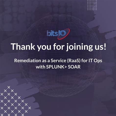 Raas Itops Blog Splunk Soar Webinar Bitsio Incidentresponse Cybersecurity Security
