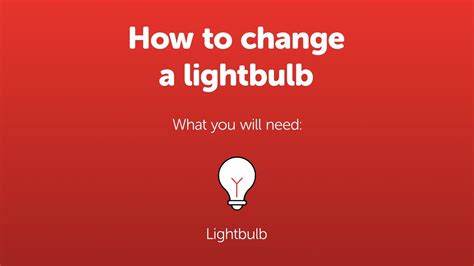How To Change A Lightbulb YouTube