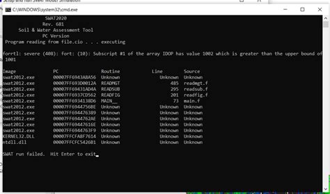 how to solve forrtl severe 408 fort 10 subscript 1 of the array