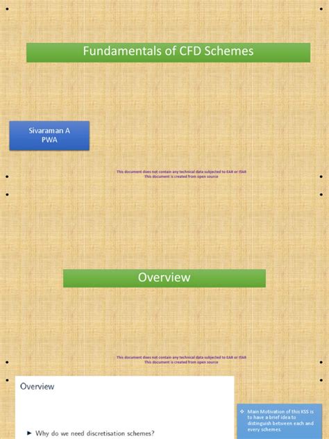 A Comprehensive Guide To The Fundamental Schemes Of Computational Fluid Dynamics Pdf