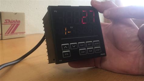 Shinko Pcb1 Temperature Controller Display Button Youtube