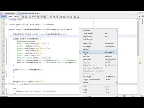 Filtrar Datos De Un Jtable Utilizando Dos Rangos De Fechas