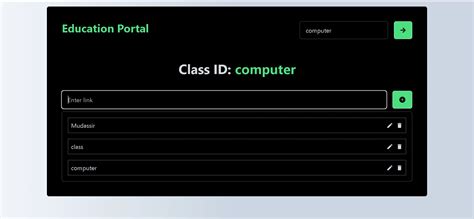 Educational Portal Project Using Next Js Tailwind Css And Firebase