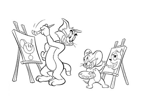 Desenhos De Tom E Jerry Para Colorir 100 Desenhos Para Colorir