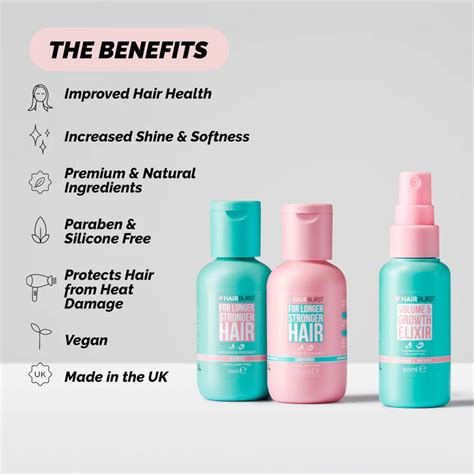 Hairburst Longer Stronger Hair Trio Mini Kit — Kiyo Beauty