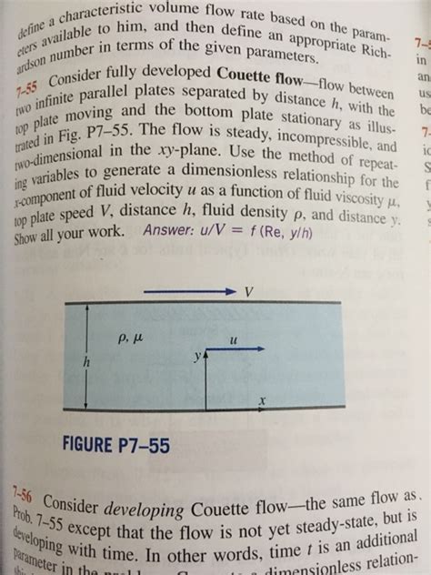 Solved Consider Fully Developed Couette Flow Flow Between Chegg