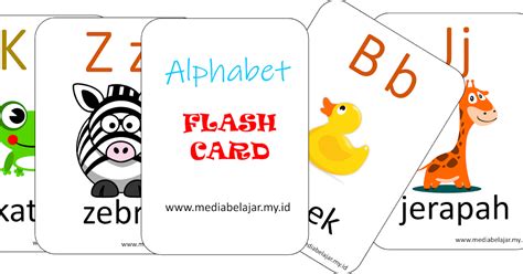 Flash Card Belajar Membaca Huruf Abjad Cliplasopa