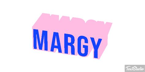 Margy Name Animated  Logo Designs