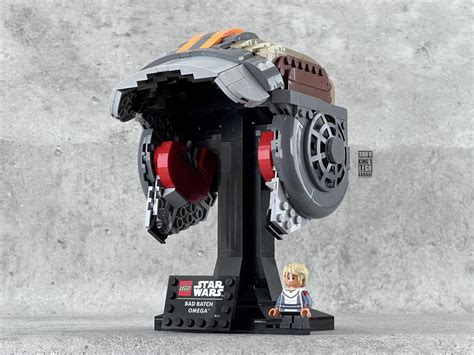 Lego Moc Bad Batch Helmet Omega By Alwaysking Rebrickable Build