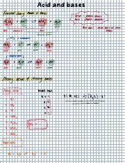 Acids and Bases: Understanding pH Calculations and Equilibria | Course Hero
