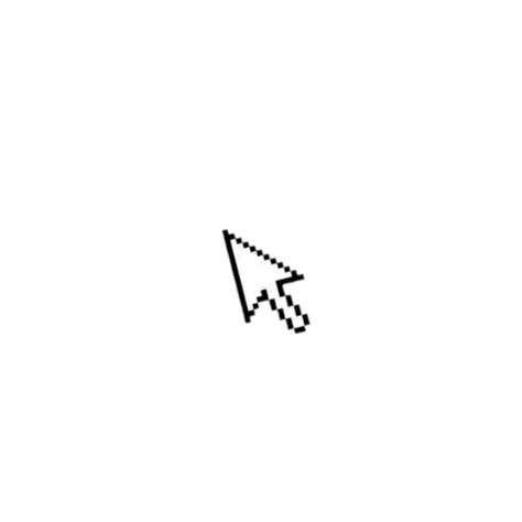 Minimalist Arrow Tattoo White Cursor Png Black And White Cursor