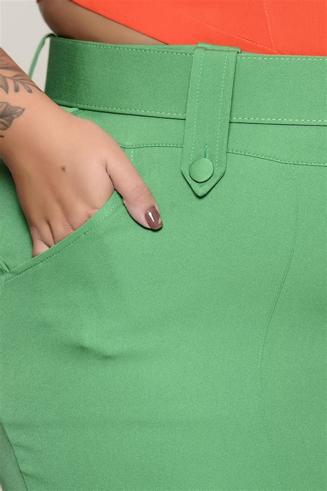Conjunto Plus Size Alfaiataria Verde Blazer E Calça Vk Moda Plus Size