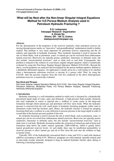 Pdf What Will Be Next After The Non Linear Singular Integral Equations Method For 4 D Porous