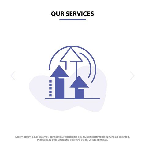 Our Services Management Method Performance Product Solid Glyph Icon Web