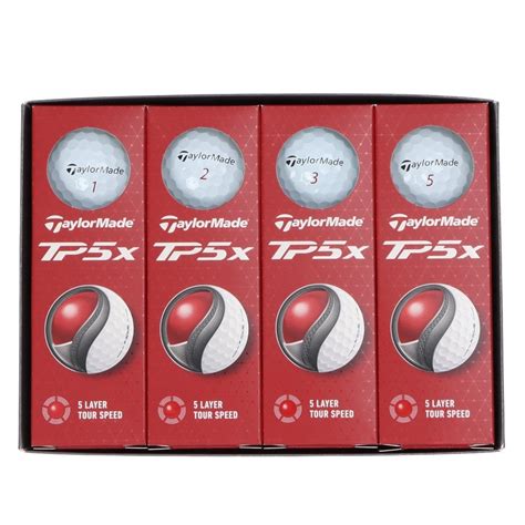テーラーメイド（taylormade）（メンズ）ゴルフボール 24 Tp5x ダース12個入り ゴルフ用品はヴィクトリアゴルフ