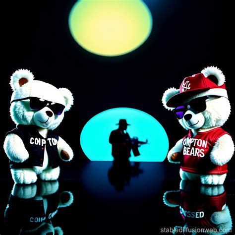 Gangster Rapper Teddy Bears Of Compton Stable Diffusion Online