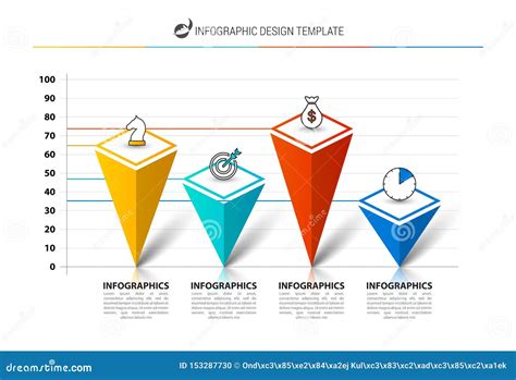 Creative Histogram Infographics Design Vector Illustration