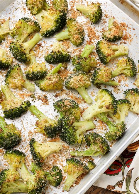 Garlic Parmesan Roasted Broccoli Vegetable Recipes