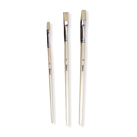 Set Pinceles Planos 3 Pcs Celebra Ideas