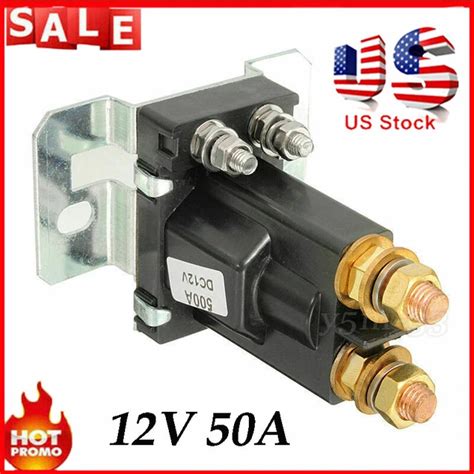 4 pin 12v dc dual battery isolator relay start cut off power switch controller eur 18 48