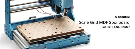 Genmitsu Cnc Mdf Spoilboard With Scale Grid For 3018 Cnc Router Sainsmart